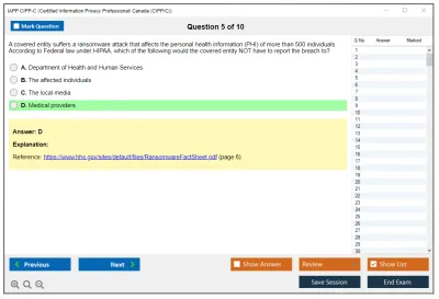 Updated IAPP CIPP-C Exam Prep Practice Test Engine and PDF