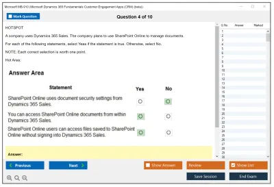 Updated Microsoft MB-910 Exam Prep Practice Test Engine and PDF