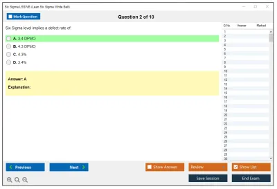Updated Six Sigma LSSWB Exam Prep Practice Test Engine and PDF